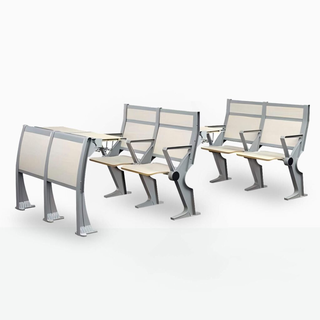 Lecture Hall Chair with Sliding Writing Tablet | Fireproof plywood ...