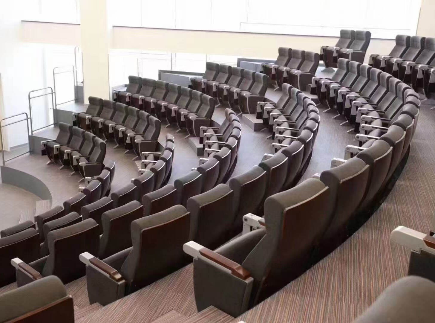Curved Auditorium Seating Installation Case Study in Guangzhou ...